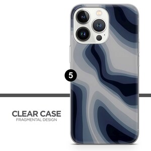 Navy Blue Phone Case Deep Blue Classy Cover for iPhone 16, 15, 14, 13 ...