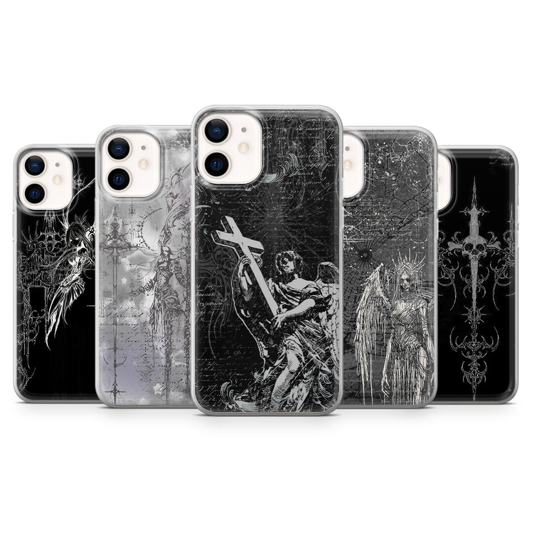 Fallen Angel Phone Case Alternative Rock Cybersigilism Cover for iPhone ...