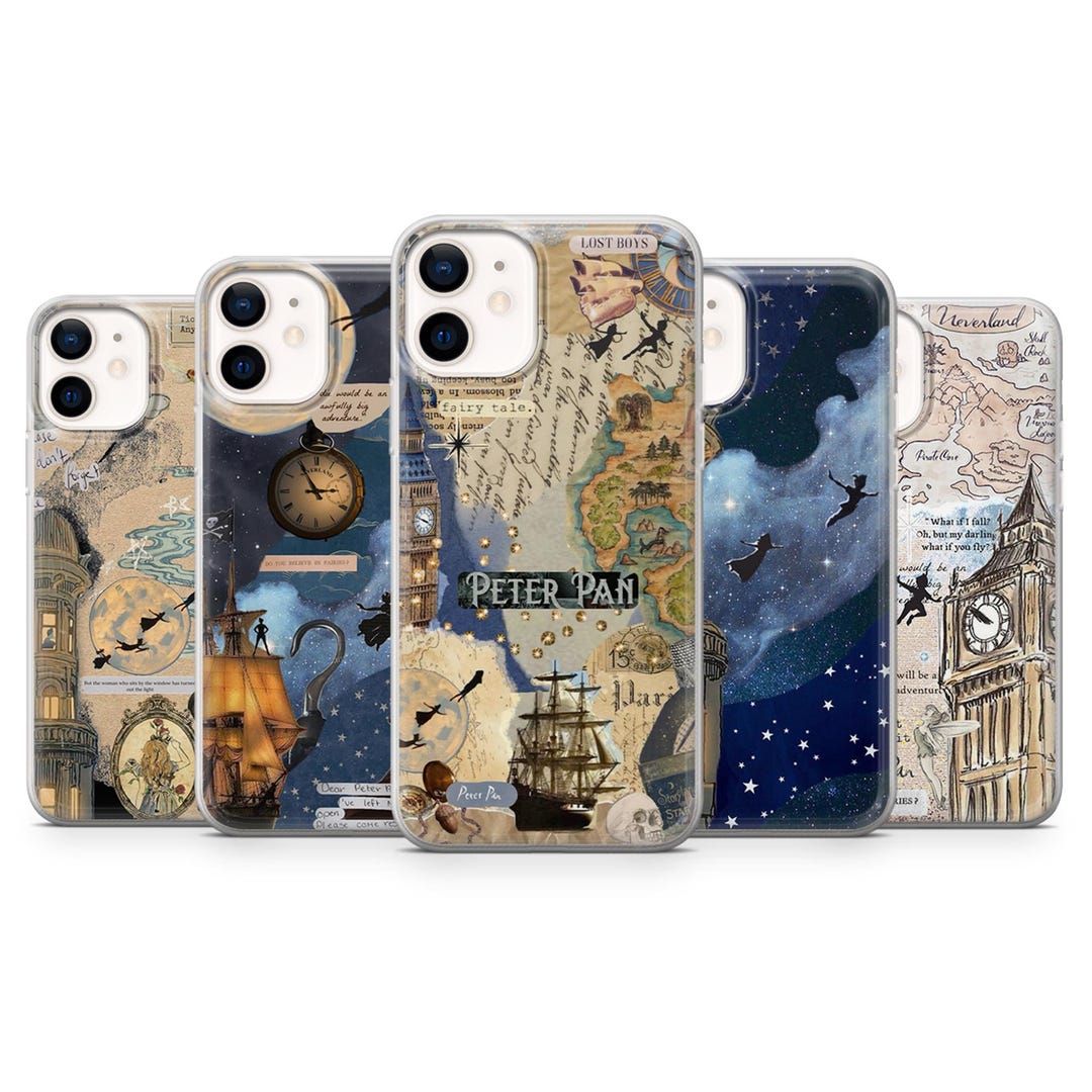 Peter Pan Phone Case Neverland Fairytale Storybook Cover for iPhone 16 ...