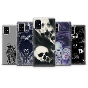 Skeleton Bones Phone Case Creepy Skull Cover for iPhone 16, 15, 14, 13 ...