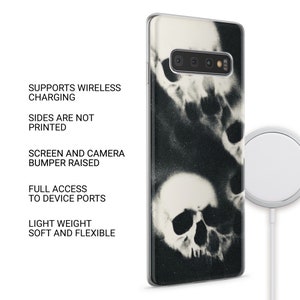 Skeleton Bones Phone Case Creepy Skull Cover for iPhone 16, 15, 14, 13 ...