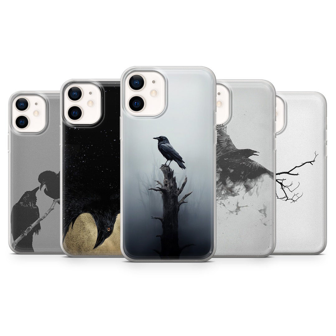 Corvid Blackbird Phone Case Crow Raven Cover for iPhone 16, 15, 14, 13 ...