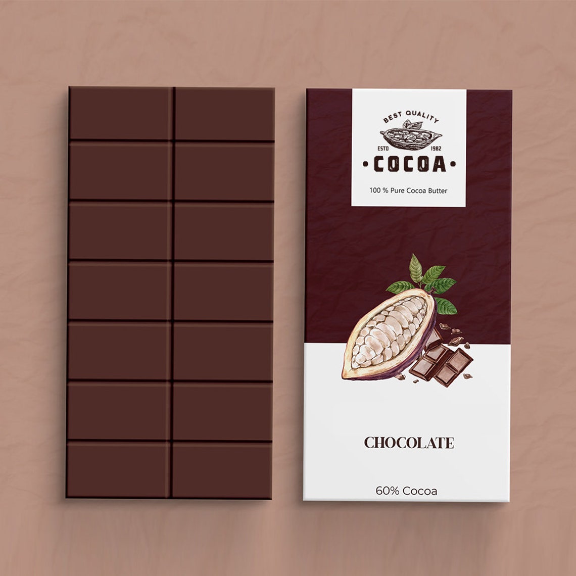 Custom Printed Chocolate Boxes - QTY 100 Pcs - Etsy