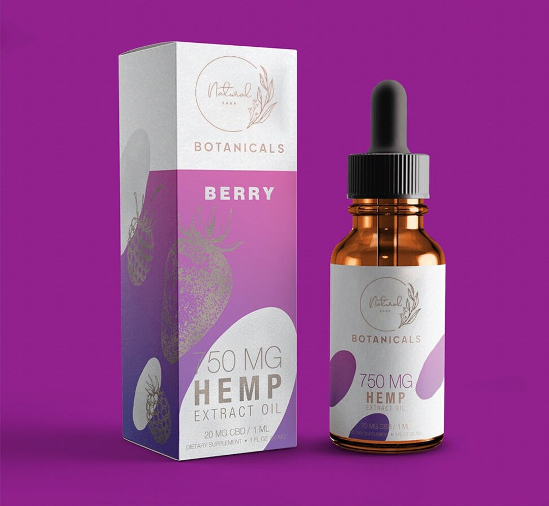 Custom Printed Tincture Boxes - QTY 100 Pcs - Etsy