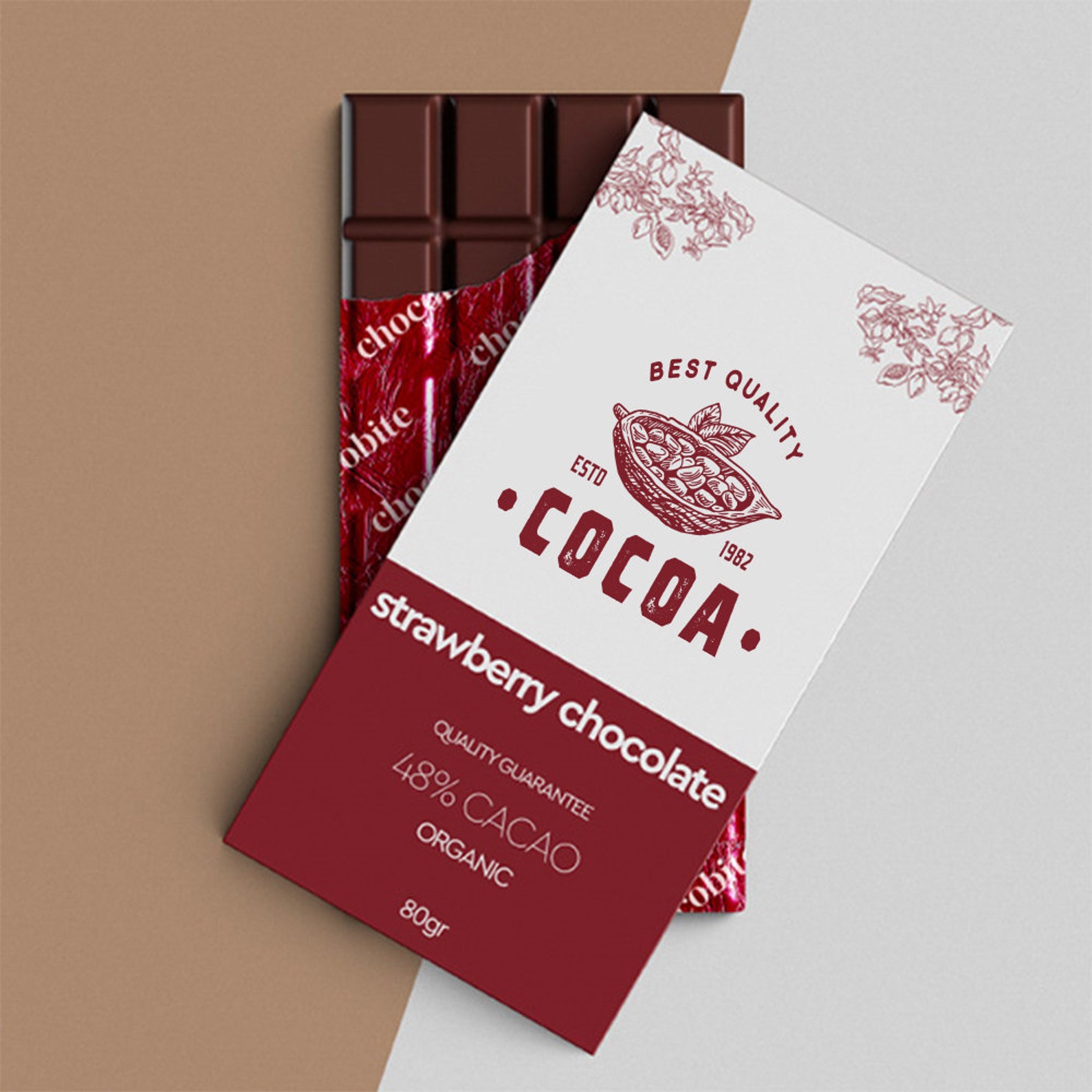 Custom Printed Chocolate Boxes - QTY 100 Pcs - Etsy