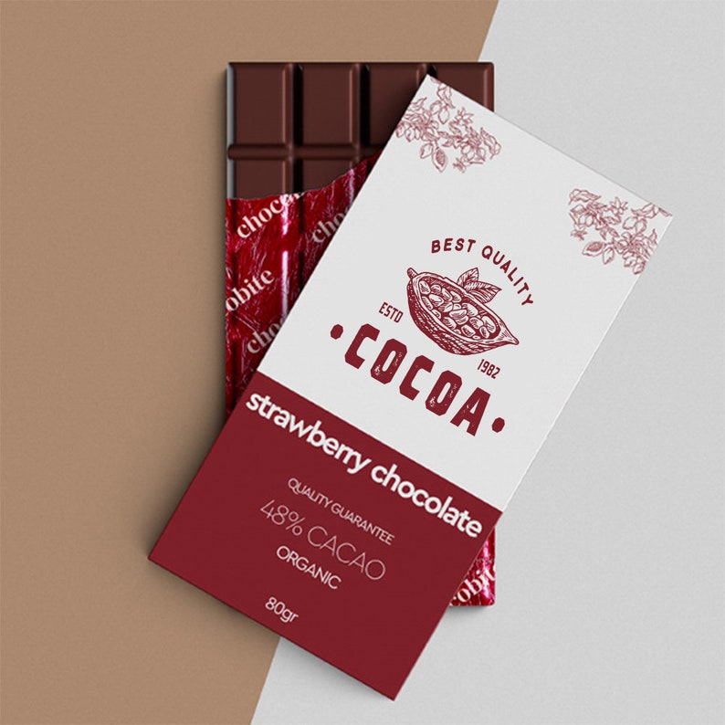 Custom Printed Chocolate Boxes - QTY 100 Pcs - Etsy