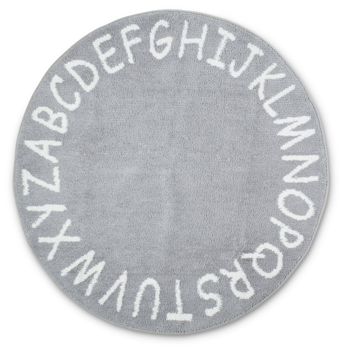 T'otherway Alphabet Rug - Soft Circle Play Mat - ABC Letters Round ...