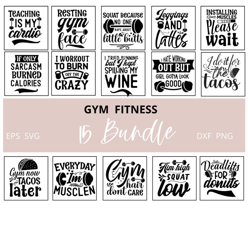 Workout Svg - Etsy