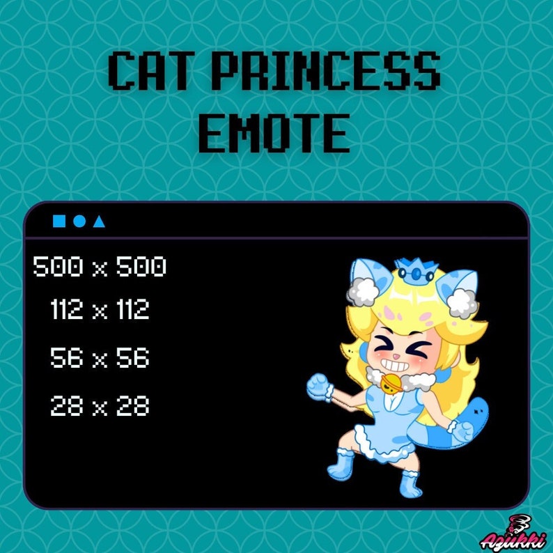Animated Cat Princess Emote / Booty Emote / Emotes / Twitch / Discord ...