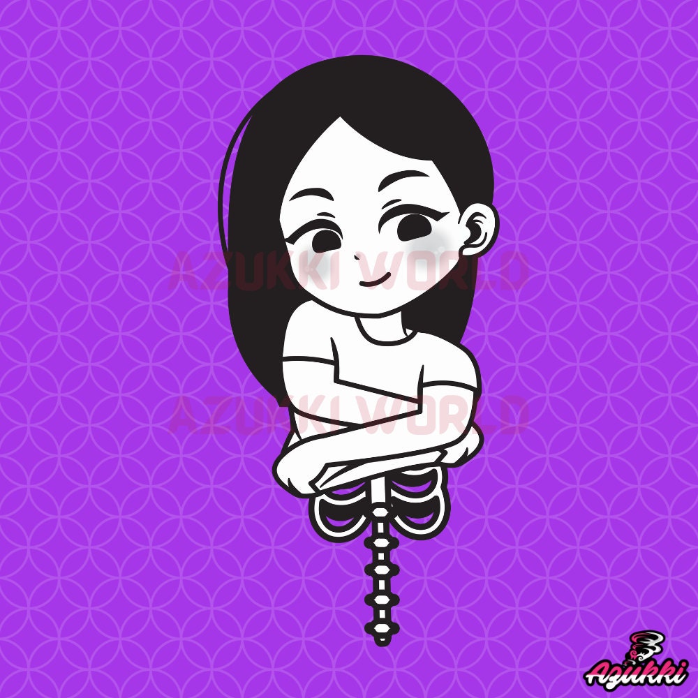 Skeleton Girl SVG/PNG / Spine SVG / Cute Girl Graphics / Girl ...
