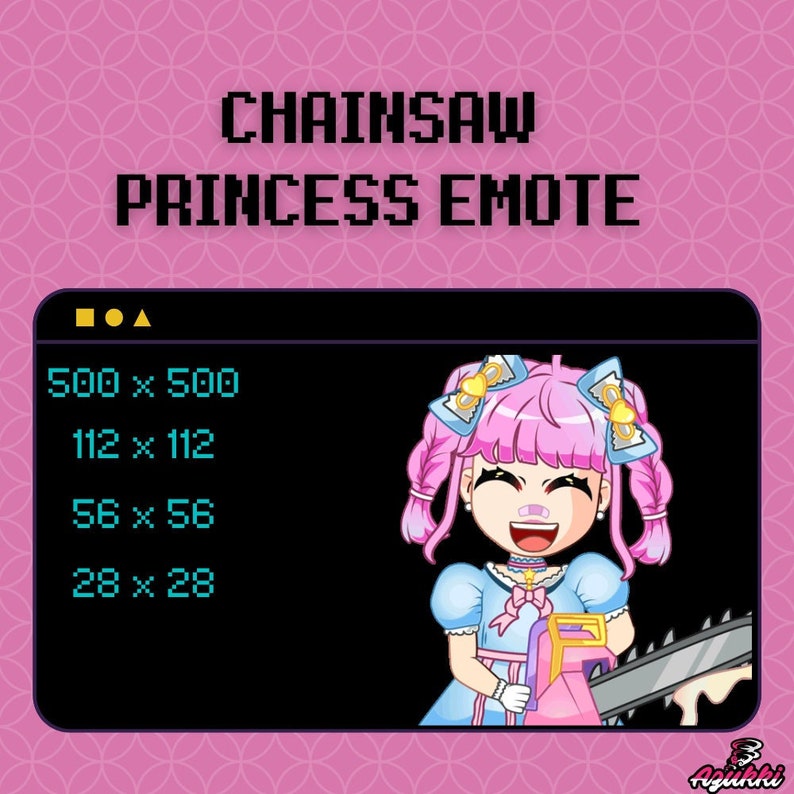 Animated Chainsaw Girl Emote / Anime Emote / Emotes / Twitch / Discord ...