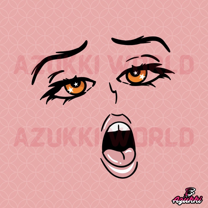Anime Sex Face Svg Png Face Designs Face Graphics Face