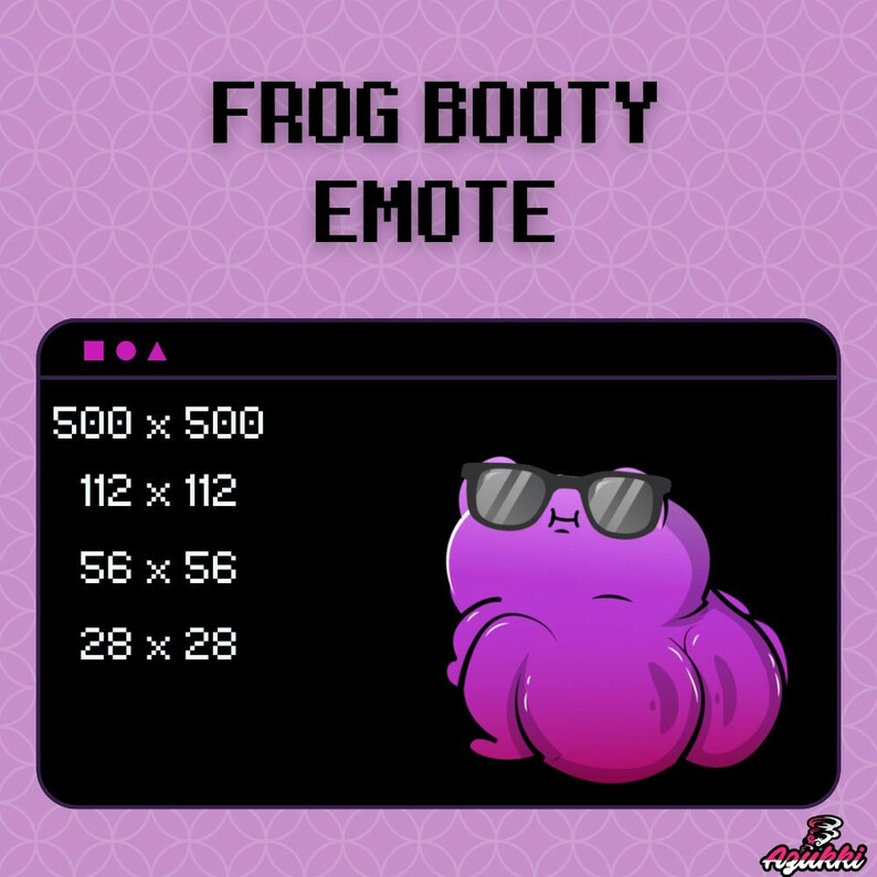 Animated Frog Booty Emote / Dancing Emote / Emotes / Twitch / Discord ...