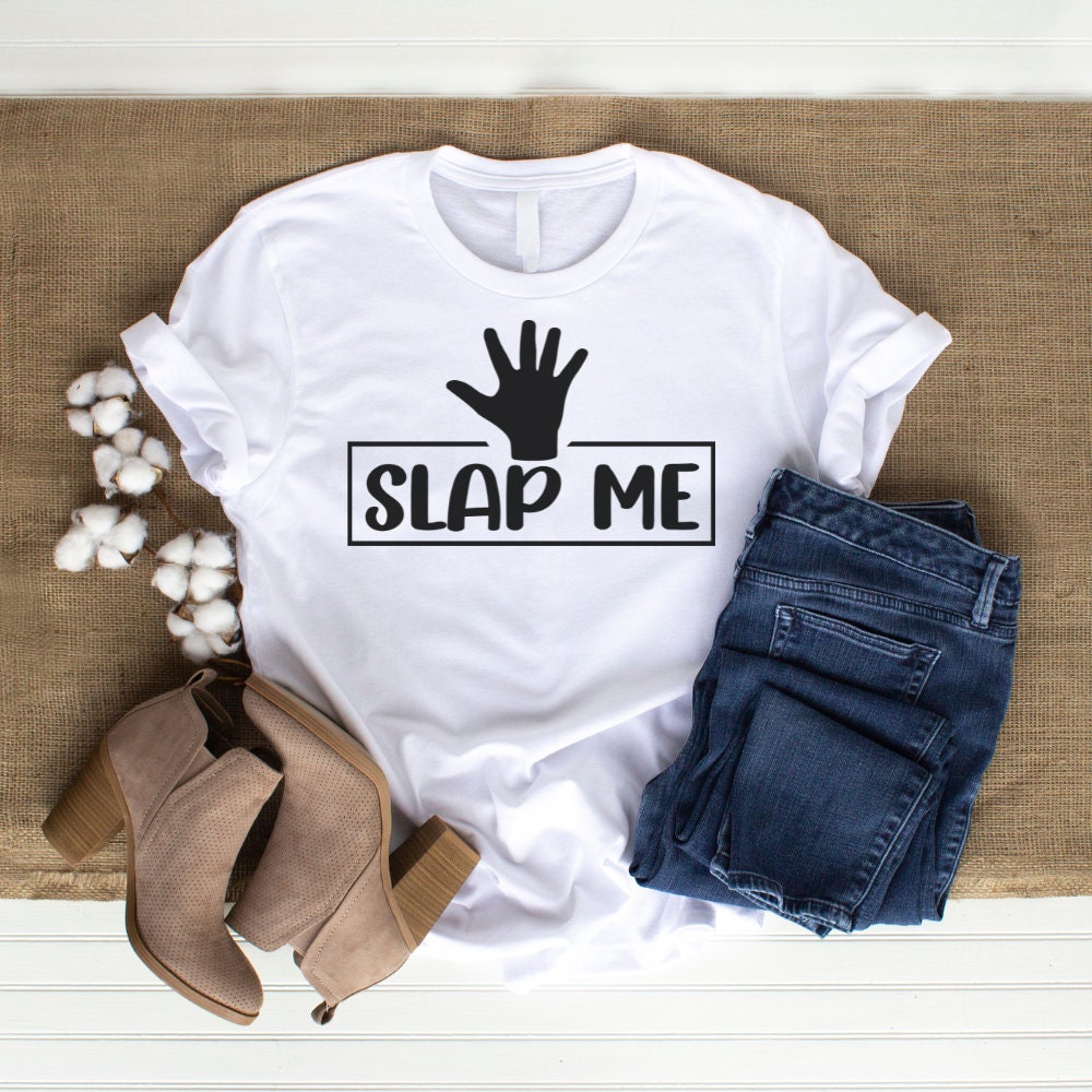Slap Me SVG/PNG / Diseños de niñas / Gráficos de niñas / Ilustración de ...