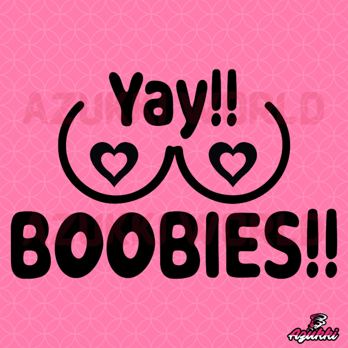 Yay Boobies SVG/PNG / Boob Designs / Boobies Graphics / Boob ...