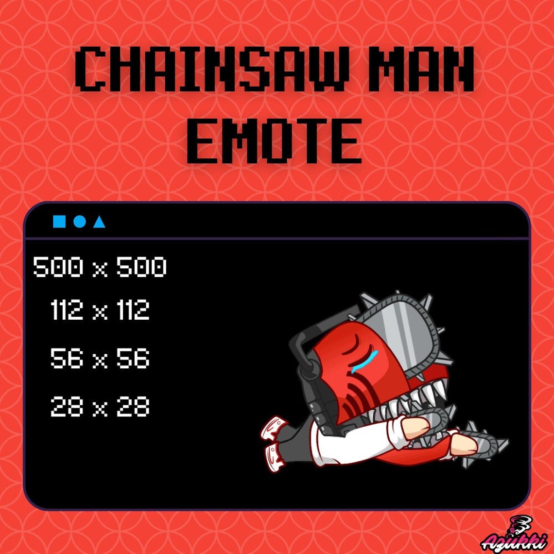 Animated Crying CSM Emote / P2U Emote / Emotes / Twitch / Discord ...