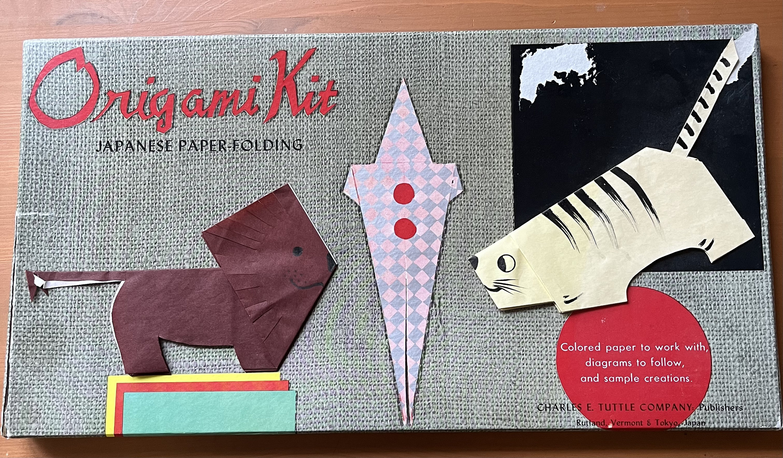 Origami Circus Kit (1960) Japanese Paper-folding Charles E. Tuttle ...