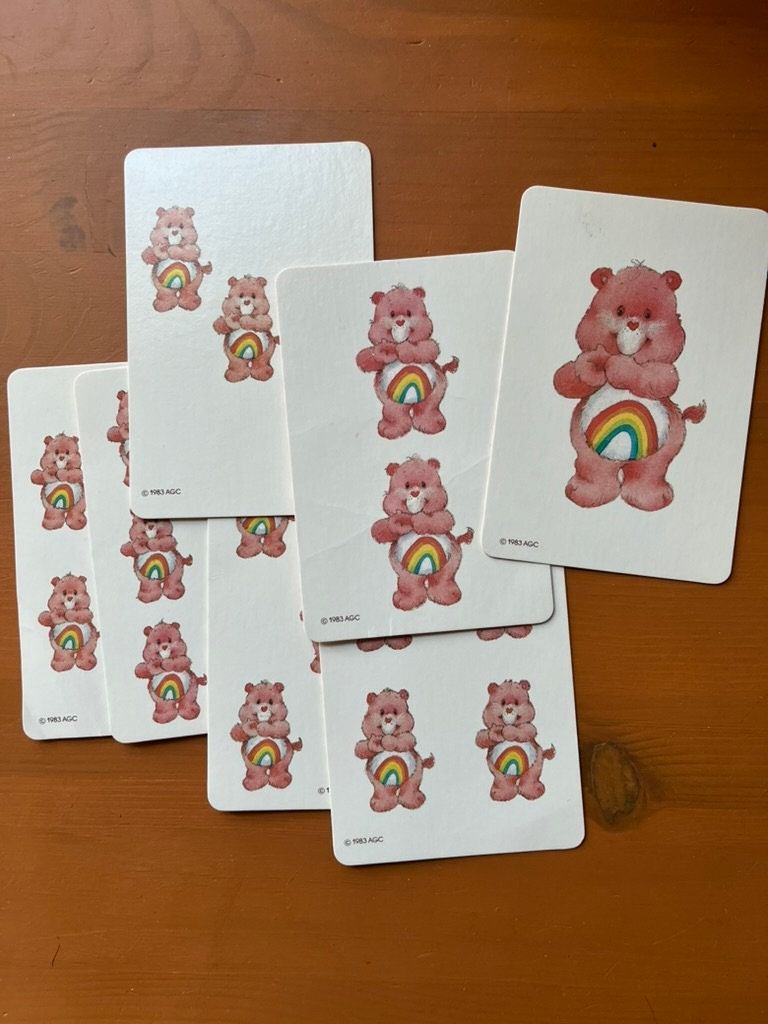 Care Bears Card Game: How Many Bears? Parker Brothers Counting and ...