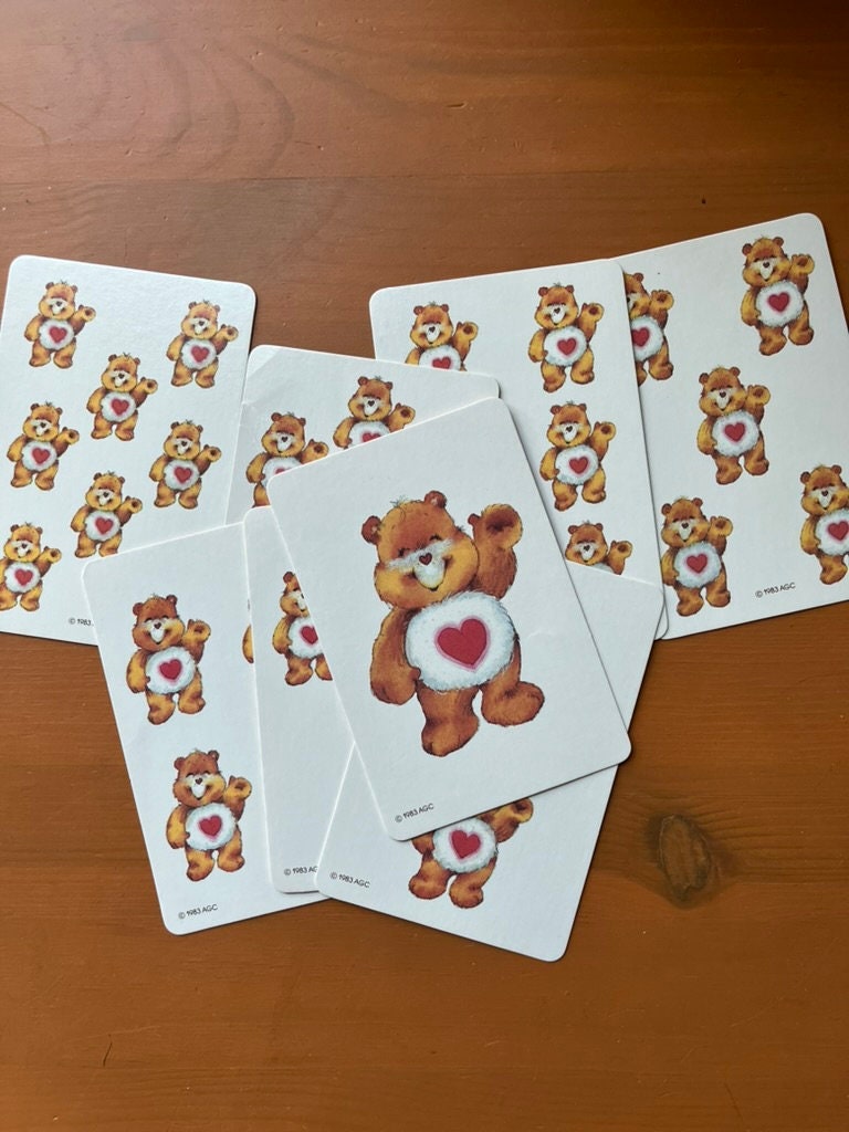 Care Bears Card Game: How Many Bears? Parker Brothers Counting and ...
