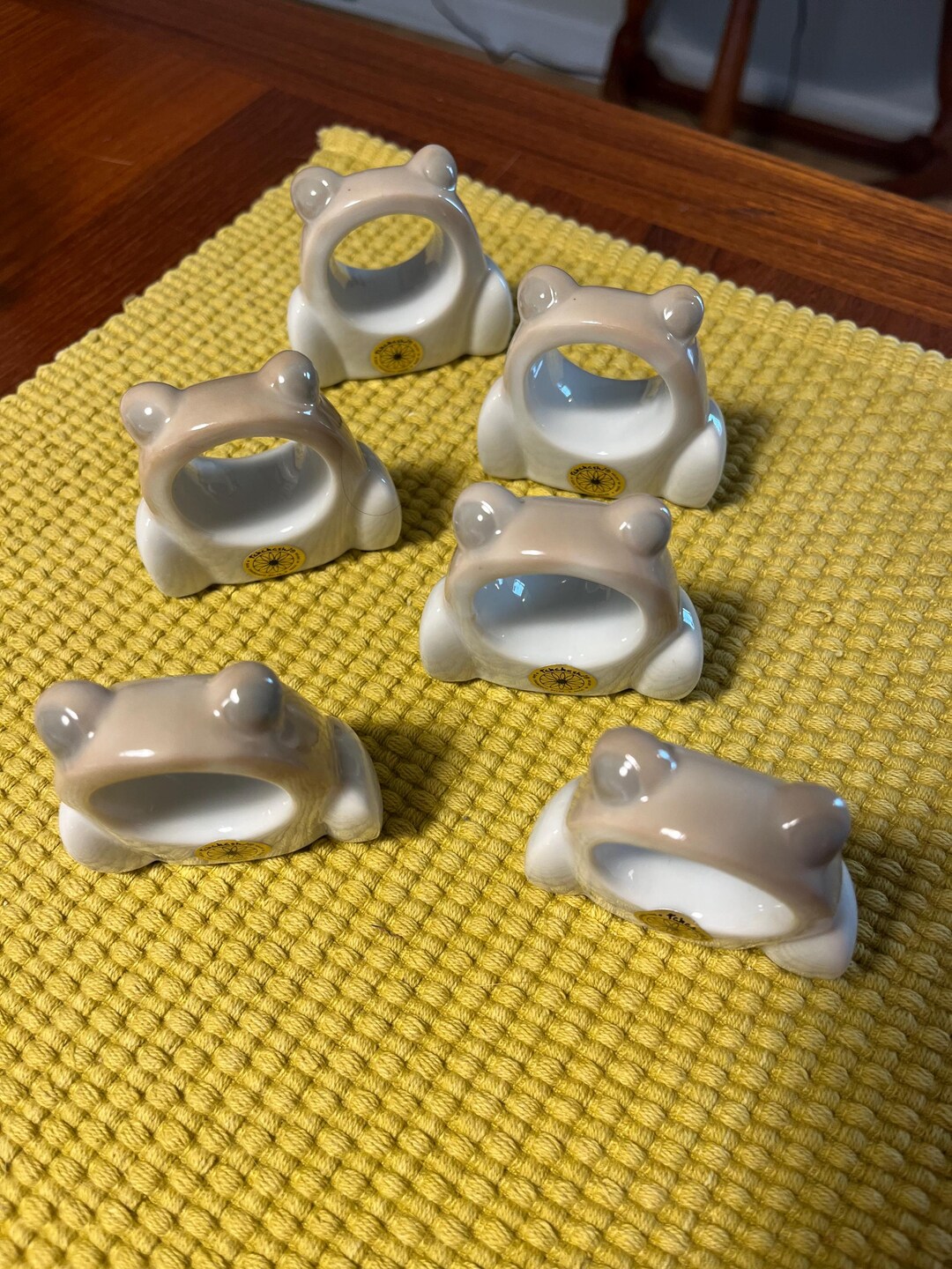 Ribbit! Minimalist Frog Napkin Rings: Takahashi Japan (san Francisco ...