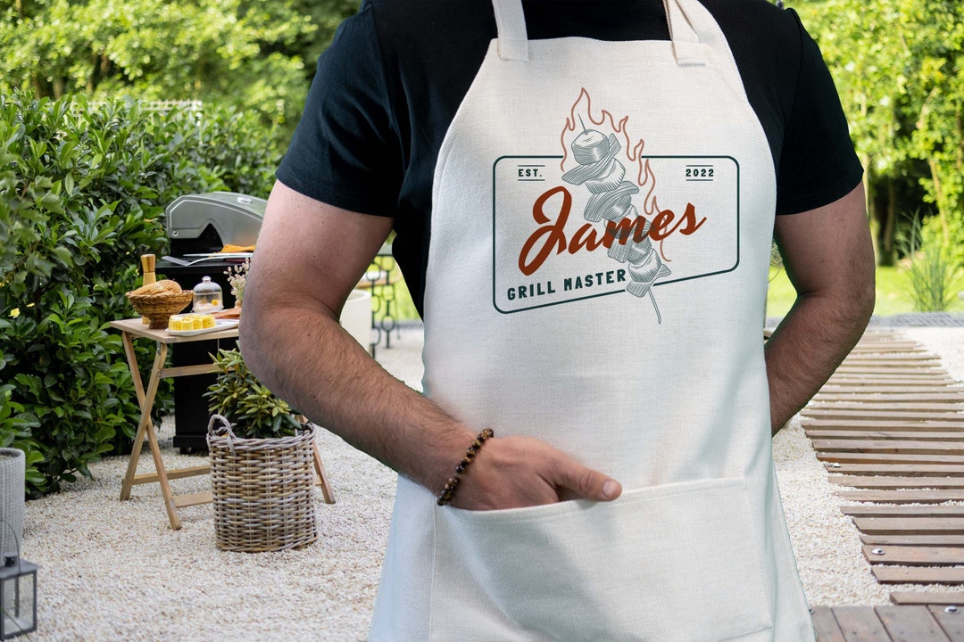 Personalized Apron for Men, Chef Gifts for Him, Father's Day Gift ...