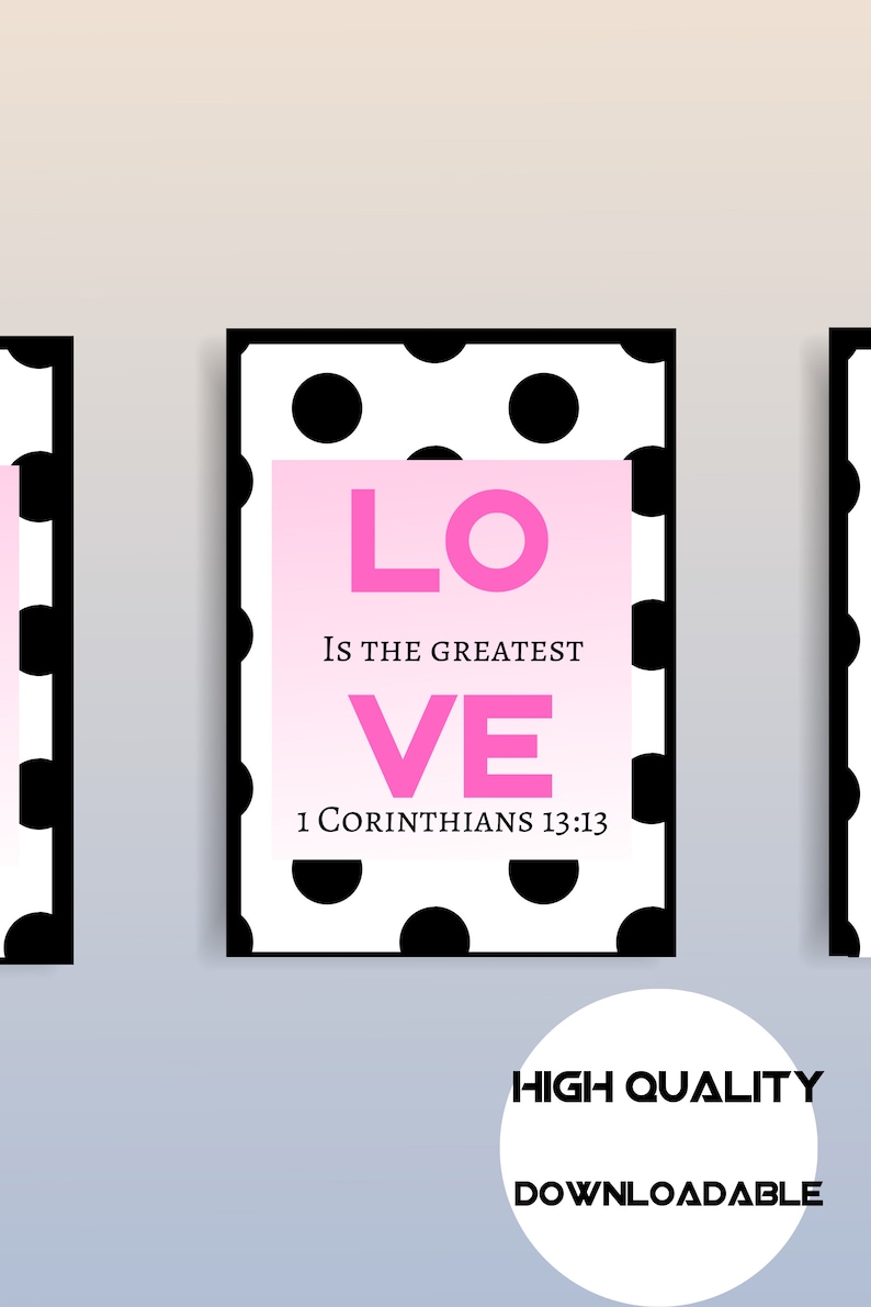 Polka Dot, Inspirational Quote, Inspirational Wall Art, Office Decor ...