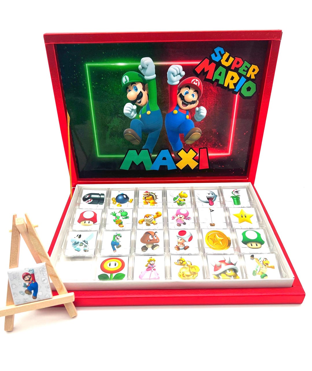 Personalized Chocolate Box With Name – Super Mario – Luigi – Gift ...