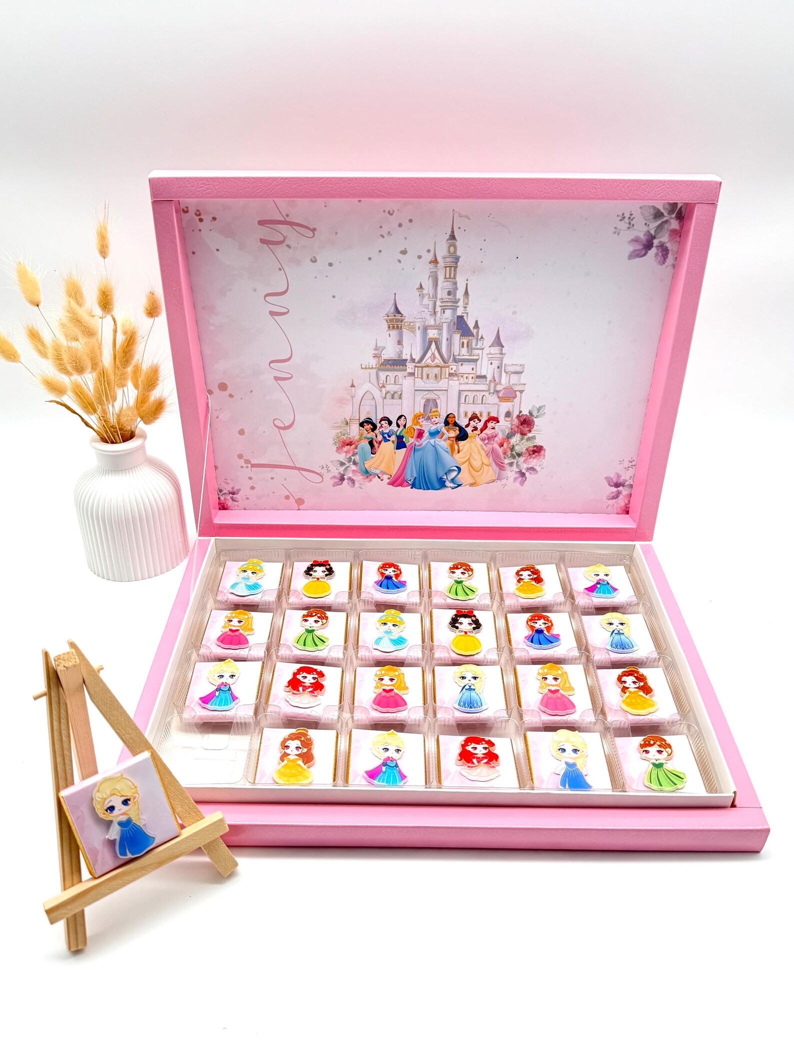 Chocolate Box Personalized Acyl Princesses Snow White, Cinderella ...