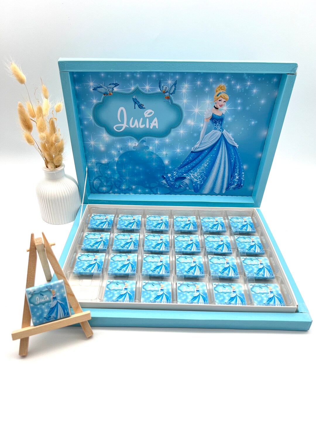 Chocolate Box Personalized Princesses Snow White, Cinderella, Aurora ...