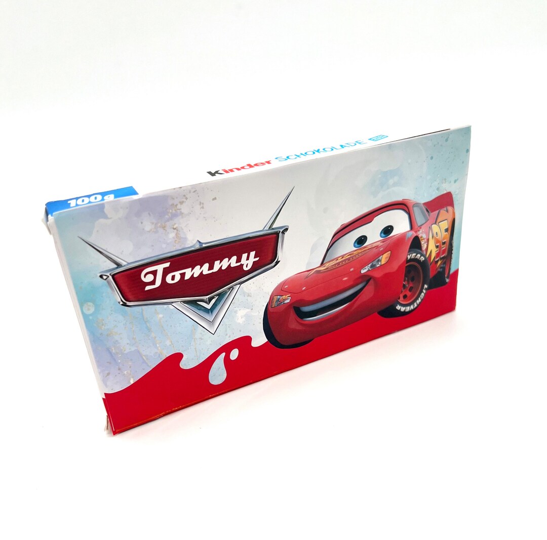 Sticker 2 Sticker Cars Lightning Mcqueen for Children Chocolate Gift ...