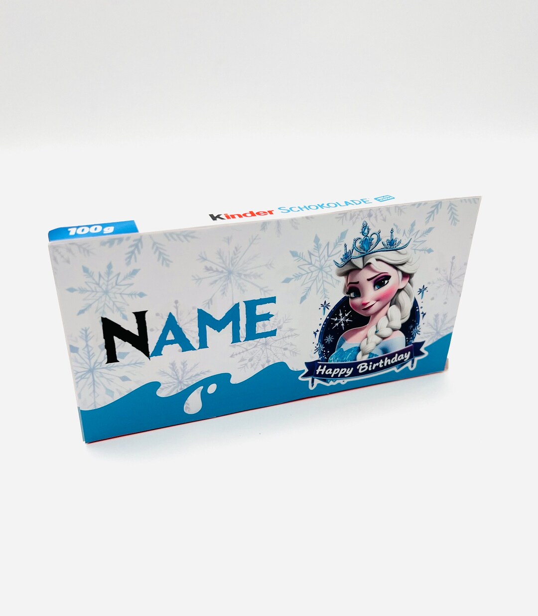 Elsa Frozen Happy Birthday Sticker 2 Stickers Personalized for Children ...