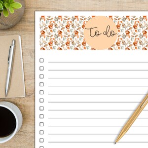 Fall to Do List Printable | Digital Download Notes PDF | Fall Leaves - Etsy