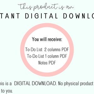 Cute Watermelon Printable to Do List Notes PDF Three Pages - Etsy