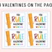 Ruler Valentine Printable | School Valentines Day Cards for Kids ...