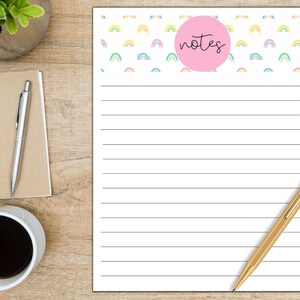 Colorful Rainbow to Do List Printable | Rainbows Digital Download To-do ...