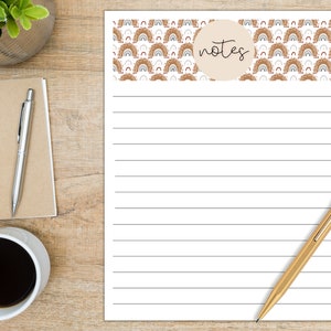 Boho Rainbow to Do List Printable | Rainbows Digital Download To-do ...