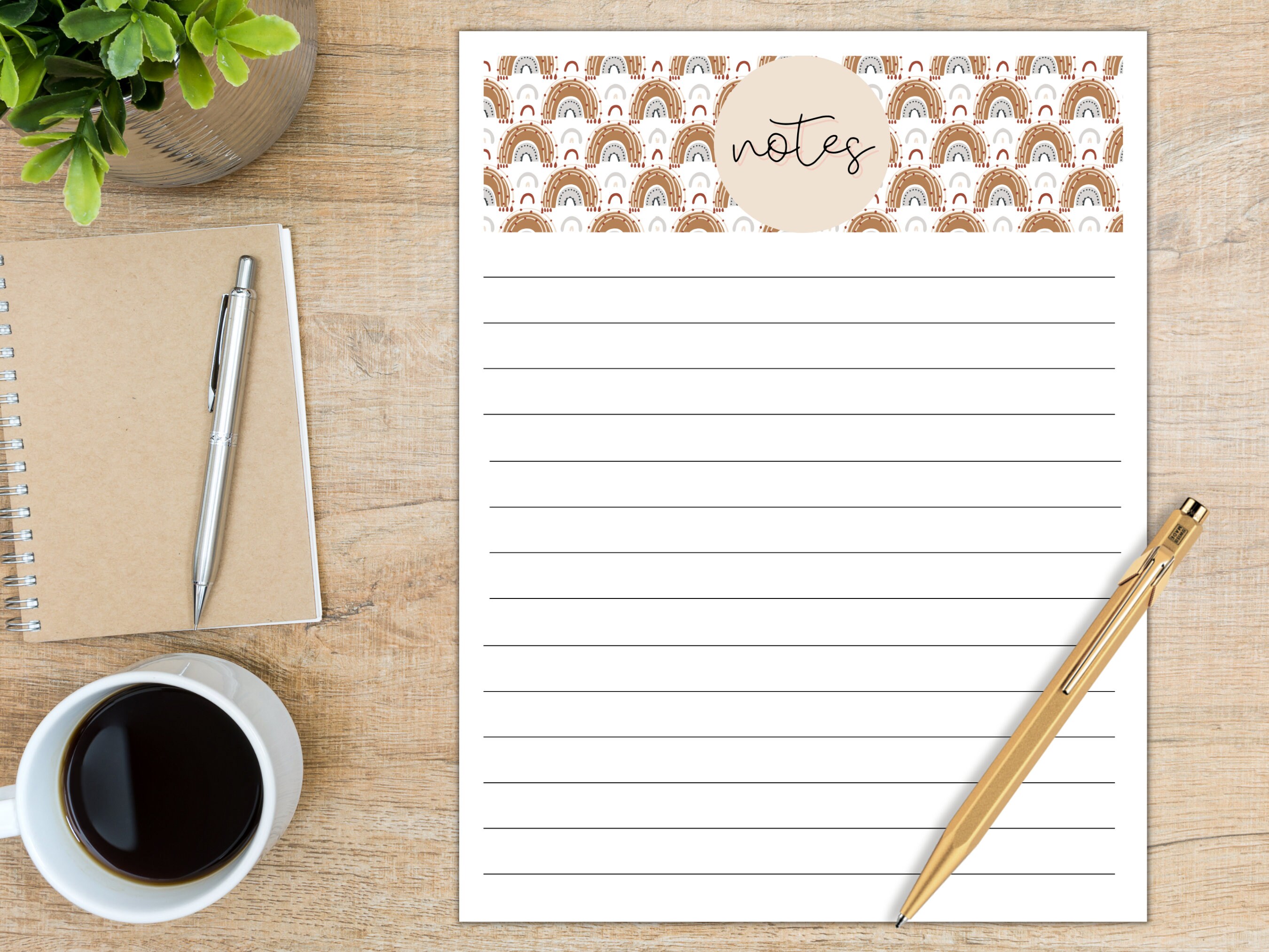 Boho Rainbow to Do List Printable Rainbows Digital Download - Etsy