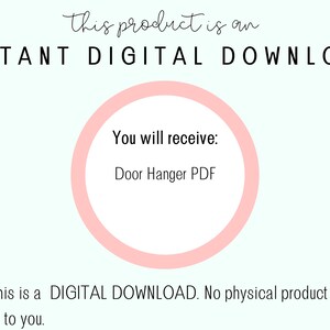Printable Teacher Testing Do Not Disturb Door Hanger | Instant Digital ...