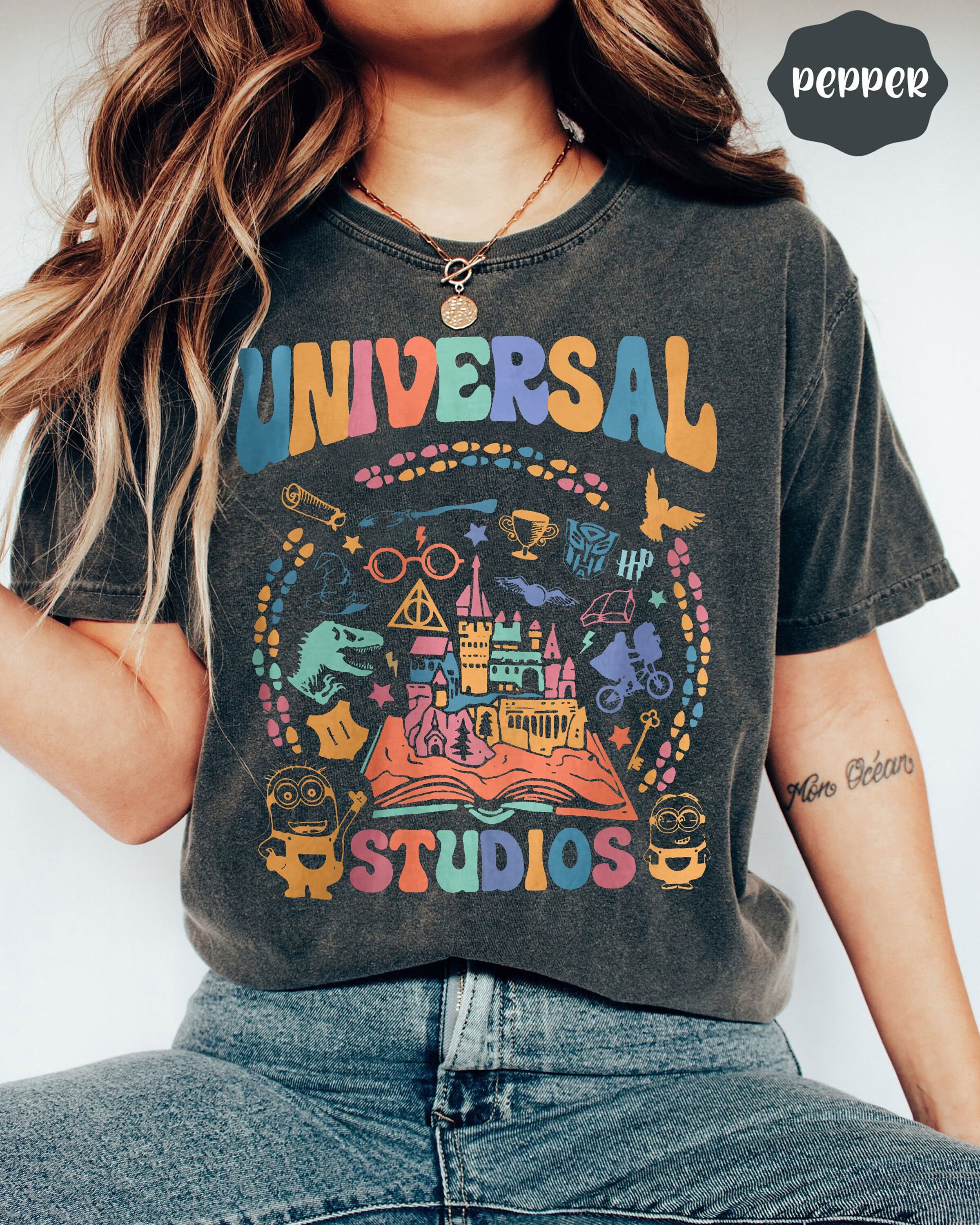 Comfort Color Retro Universal Studios Shirt, Universal Orlando Shirt ...