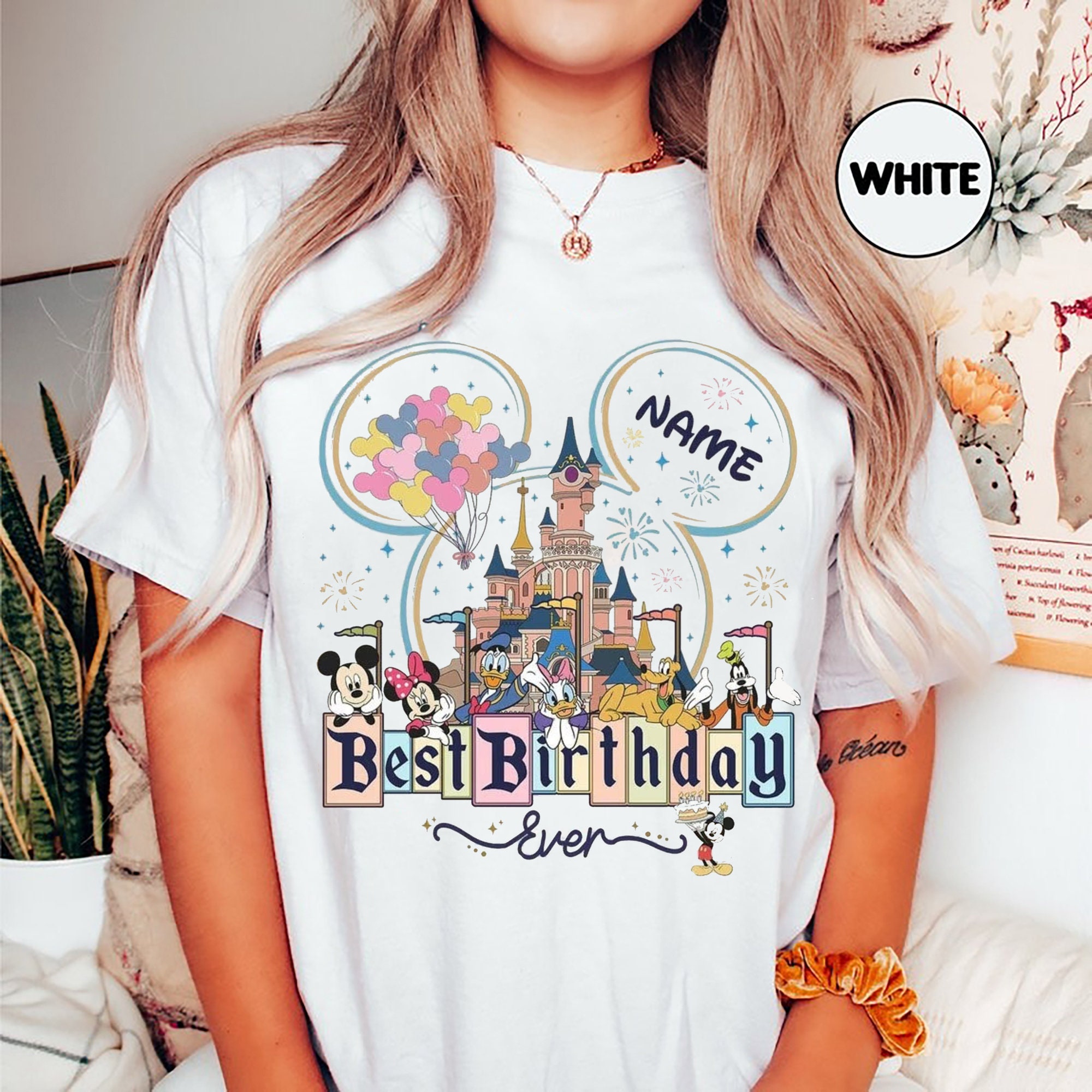 Personalized Disney Best Birthday Ever Shirt, Disney Birthday Shirts ...
