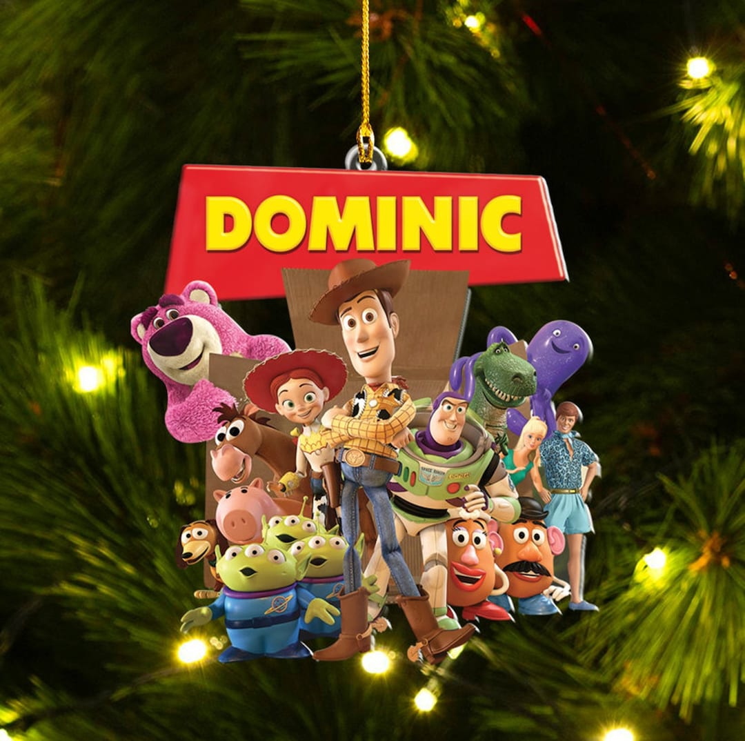 Personalized Toy Story Christmas Ornament Disney Pixar - Etsy