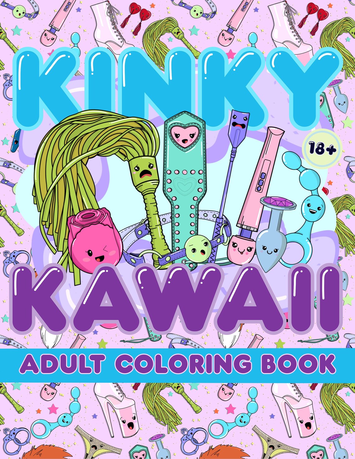 Kinky Kawaii, Coloring Book Digital Download, Downloadable Coloring ...