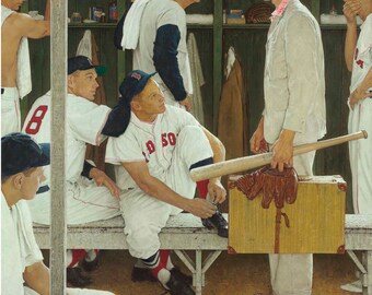 Norman Rockwell the Rookie - Etsy