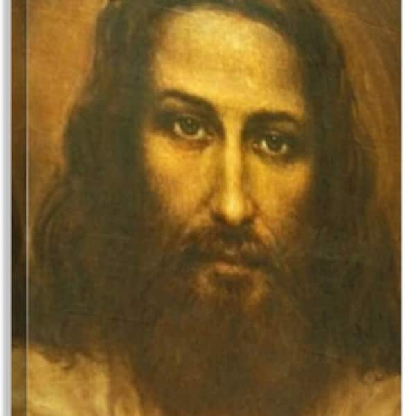 Jesus Real Face Canvas - Etsy