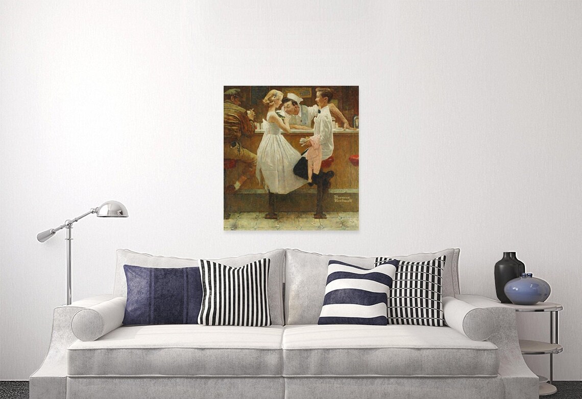 Norman Rockwell/after the Prom/canvas Print/art/home - Etsy Canada
