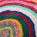 Huge RARE Vintage 60s-70s Handmade Colorful Round Rag Rug - Etsy
