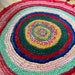 Huge RARE Vintage 60s-70s Handmade Colorful Round Rag Rug - Etsy