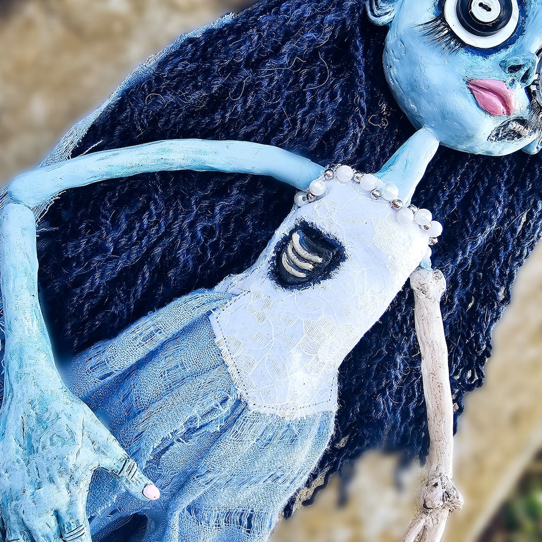 Corpse Bride, Emily, Victor, Handmade, Ooak Doll, Tim Burton, Frogs ...
