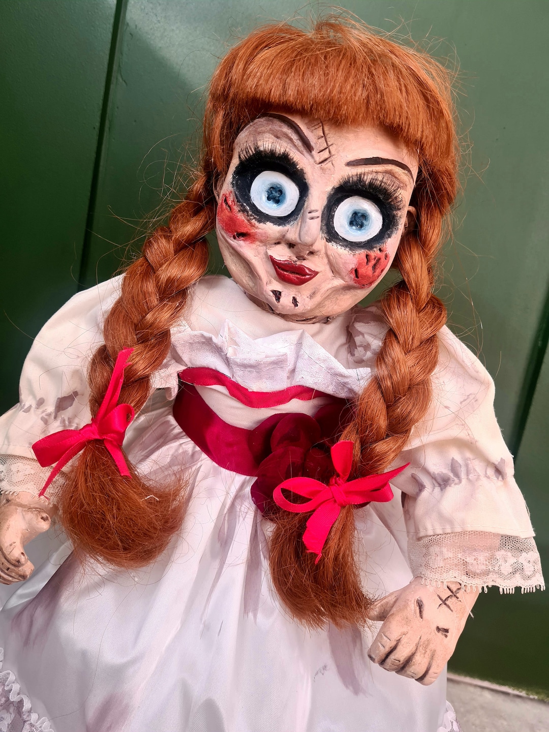 Annabelle Doll The Conjuring Doll Annabelle Scary Doll Etsy