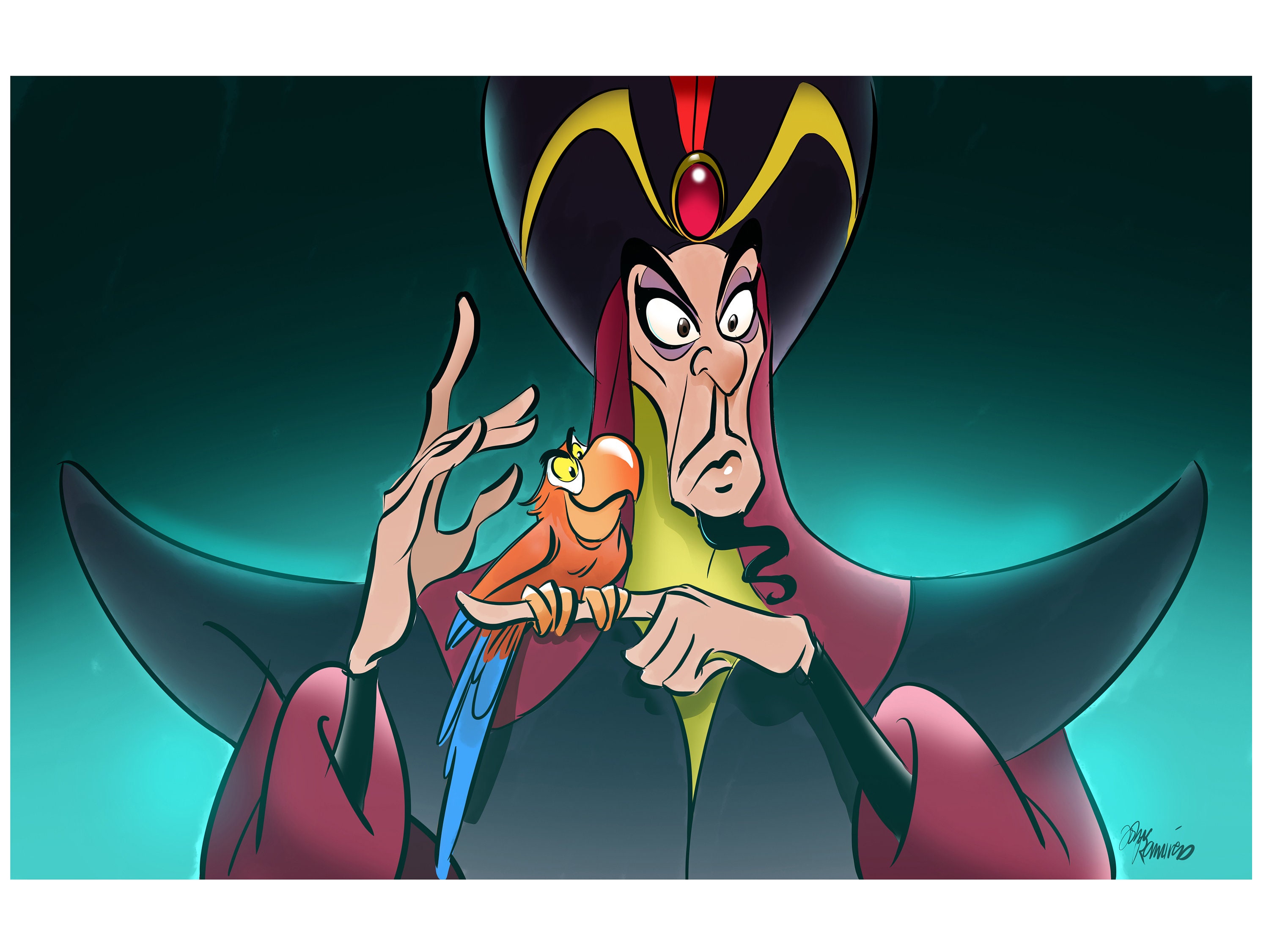 Jafar Aladdin Concept Art For